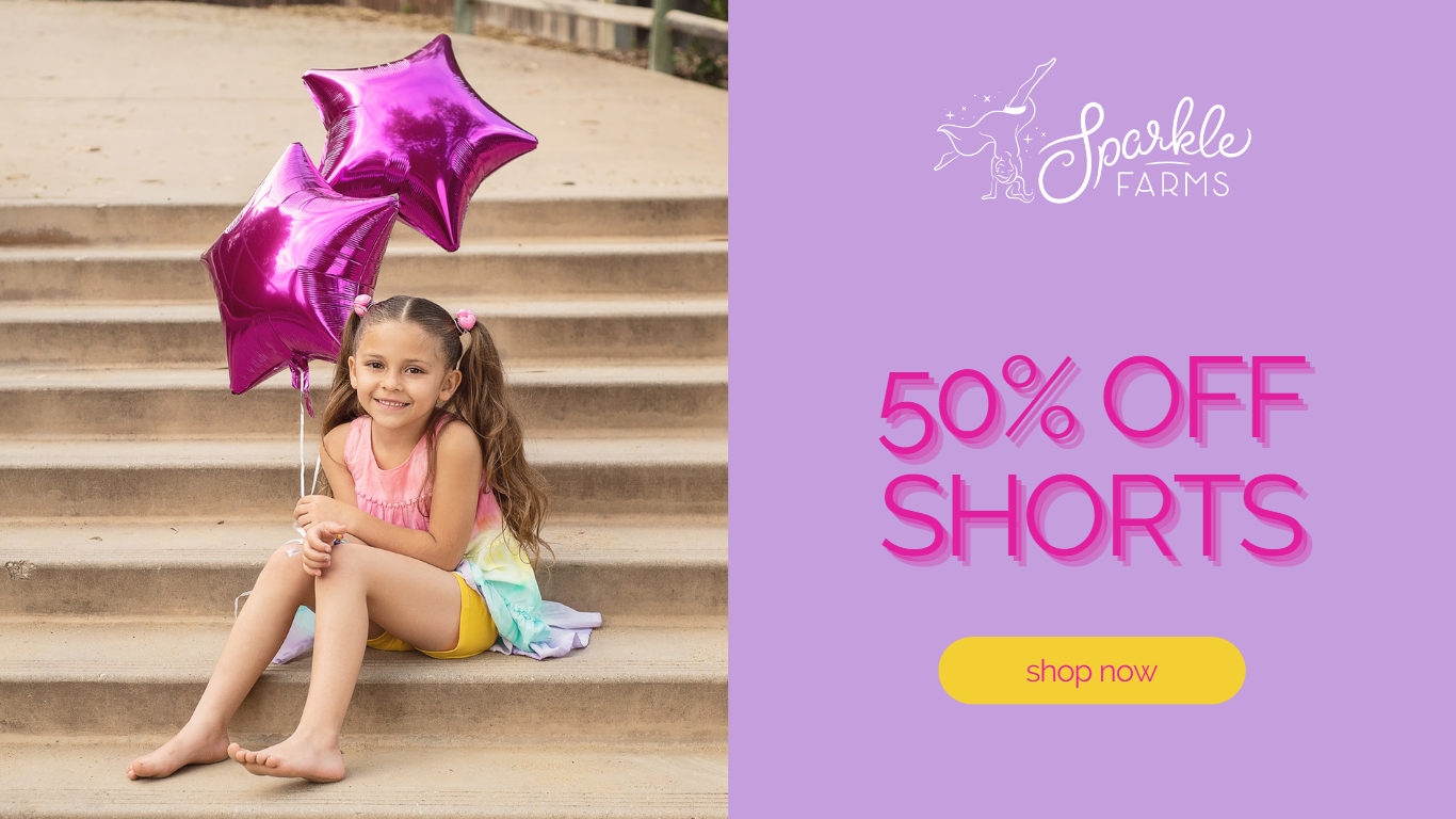 Sparkle Farms Girls Cartwheel Shorts for Playground Modesty – Sparkle ...